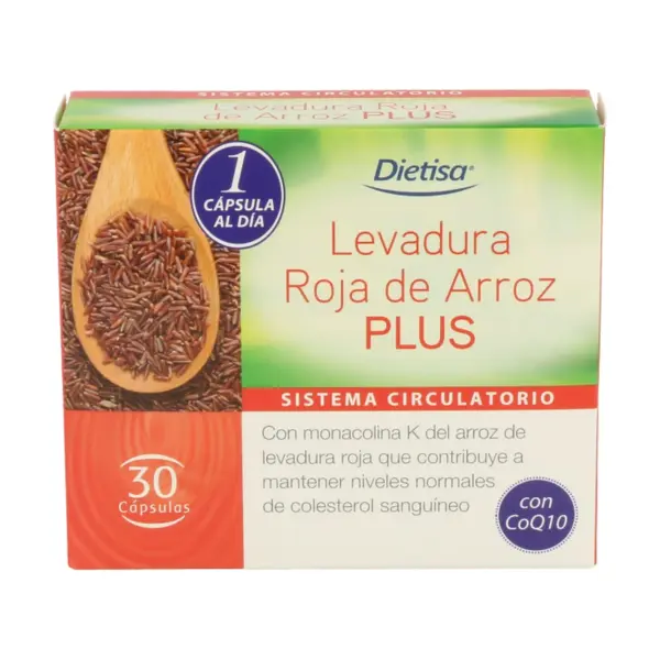 Levadura roja de arroz Plus - Herbolario Solidario