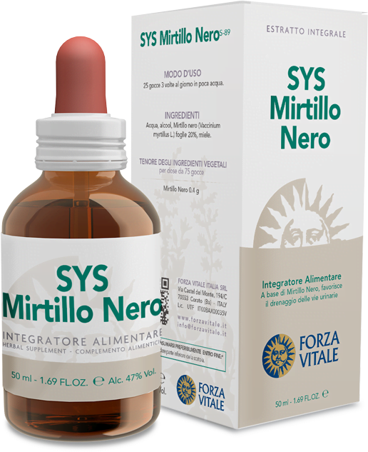 SYS Mirtillo Nero 50 ml - Herbolario Solidario