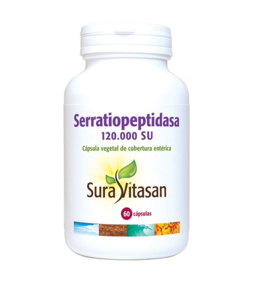 Serratiopeptidasa 60 cápsulas - Herbolario Solidario